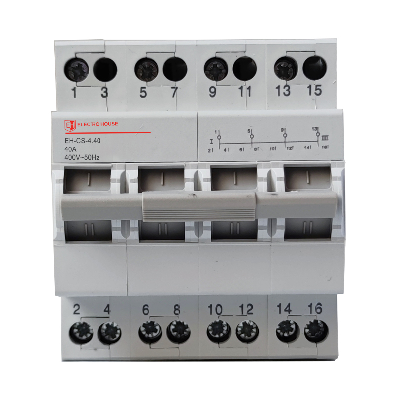 Modular changeover switch 4x40 I-0-II (modular changeover switch)